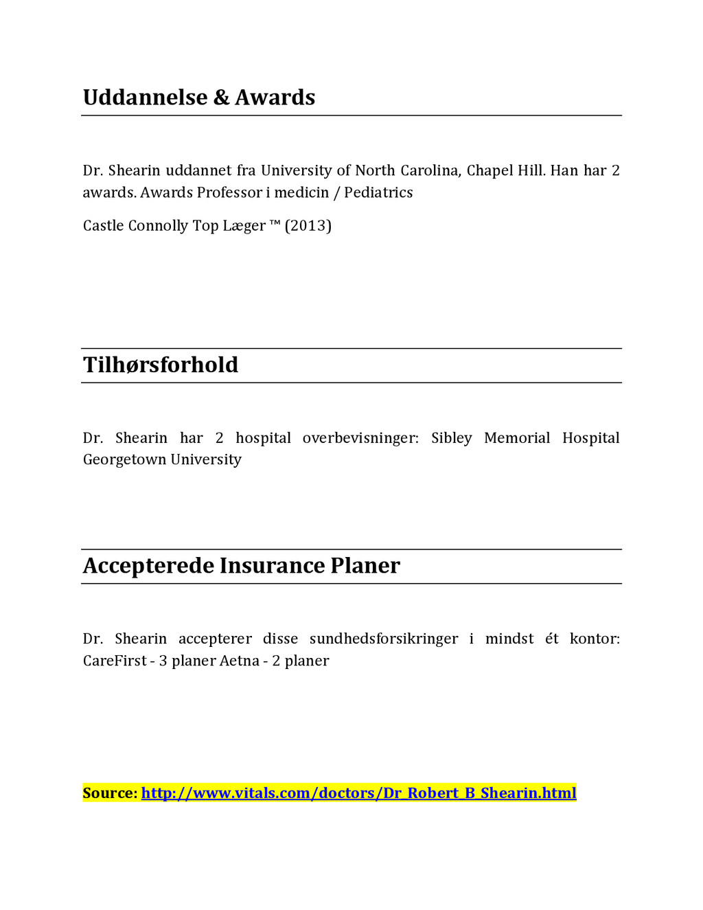 Dr. Robert Bruce Shearin MD - Speaker Deck