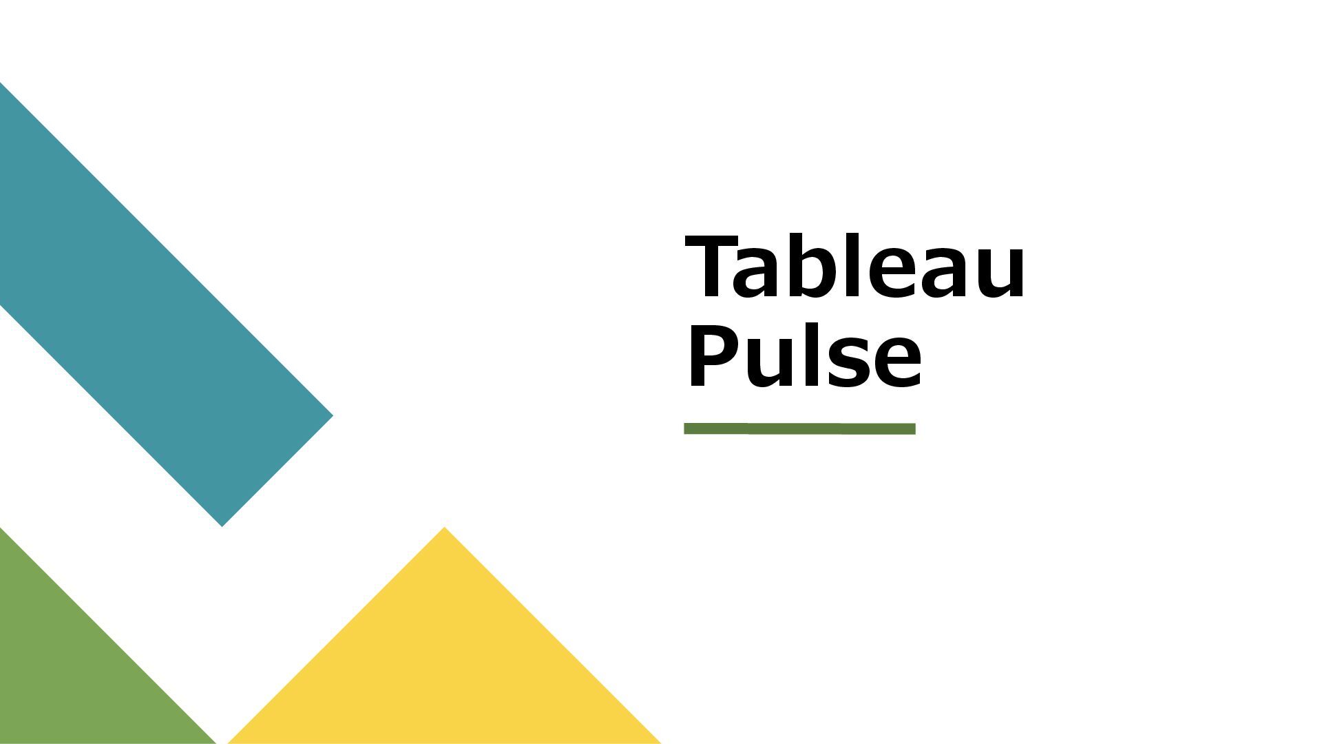Tableau Pulse 20240324(2024.1) - Speaker Deck