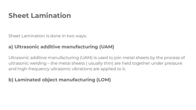 What Is Additive Manufacturing? Process & Definition - Speaker Deck