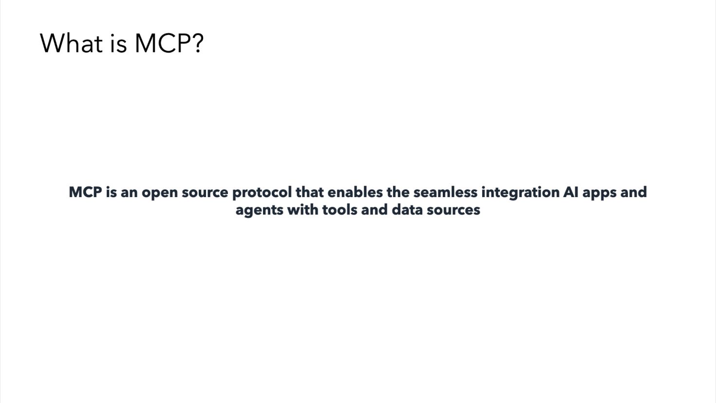 Model Context Protocol (MCP) Training Presentation - Speaker Deck