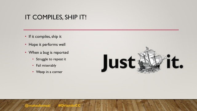 It Works on My Machine: Logging and Metrics with .NET Core - Speaker Deck