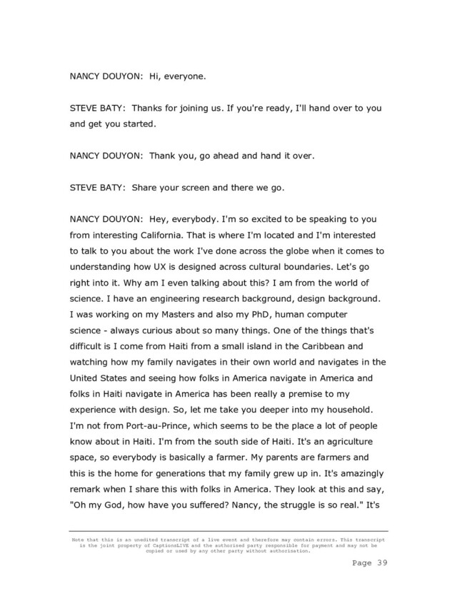 Nancy Douyon - Navigating UX Design Across Cultural Boundaries ...