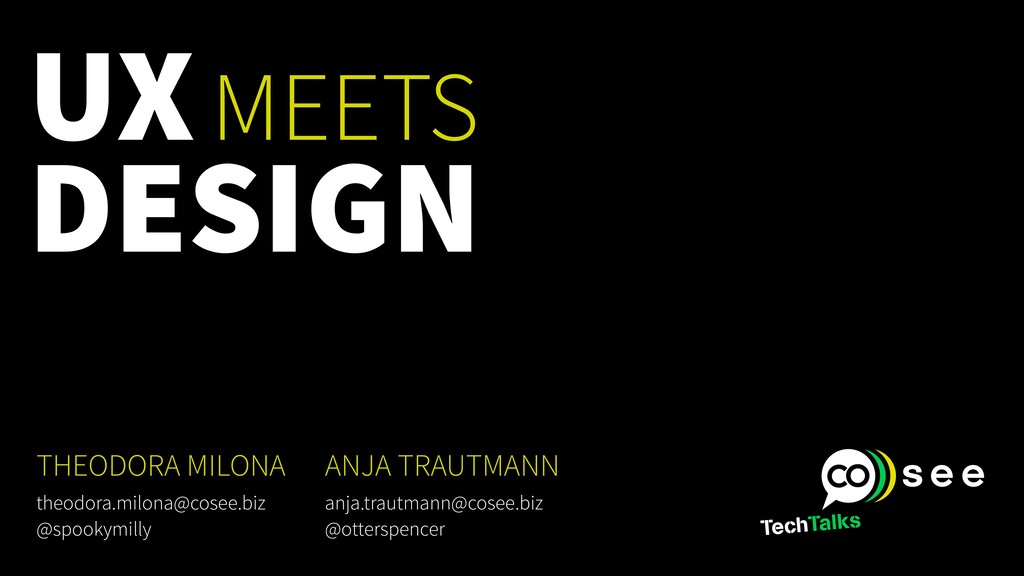 UX meets Design - Speaker Deck