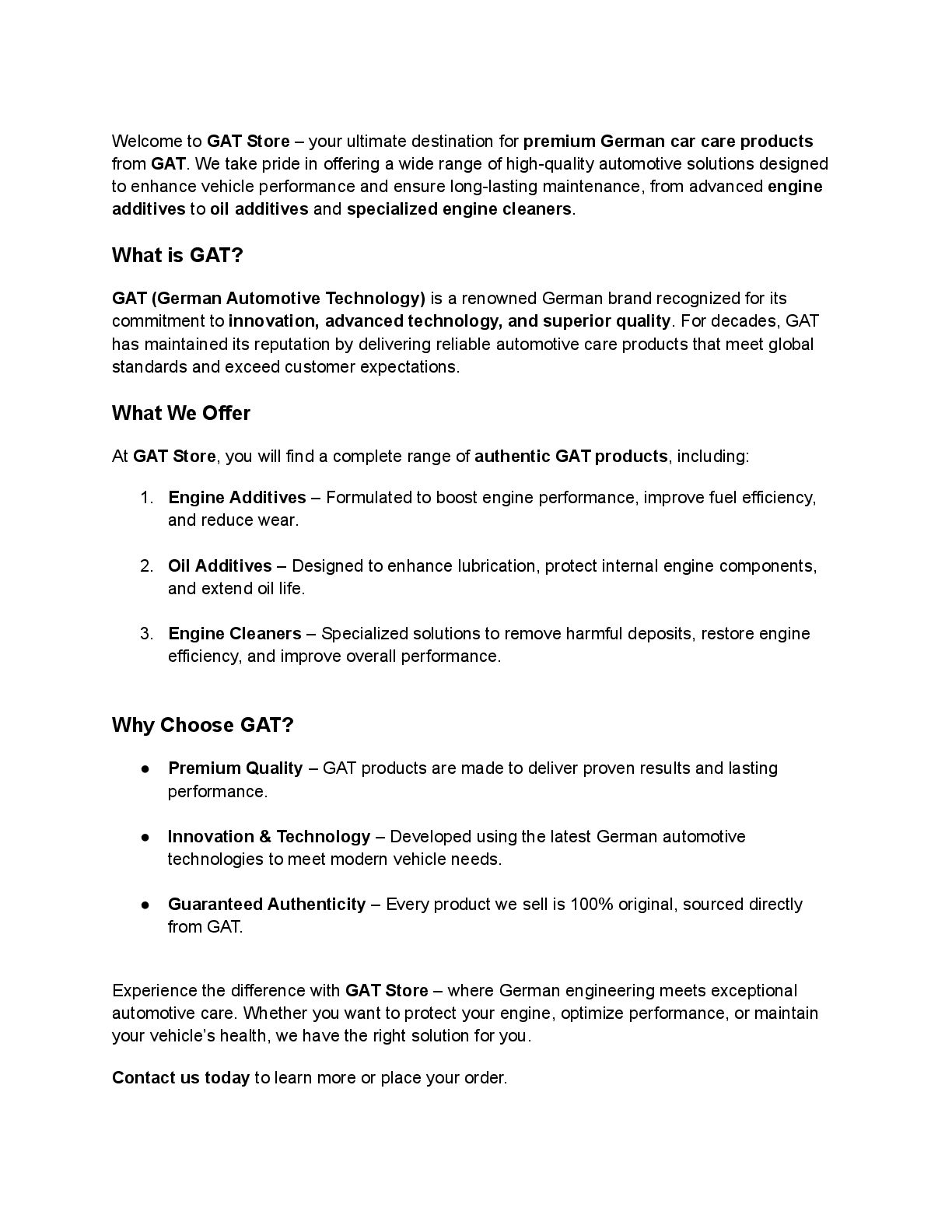 GAT Store - Speaker Deck