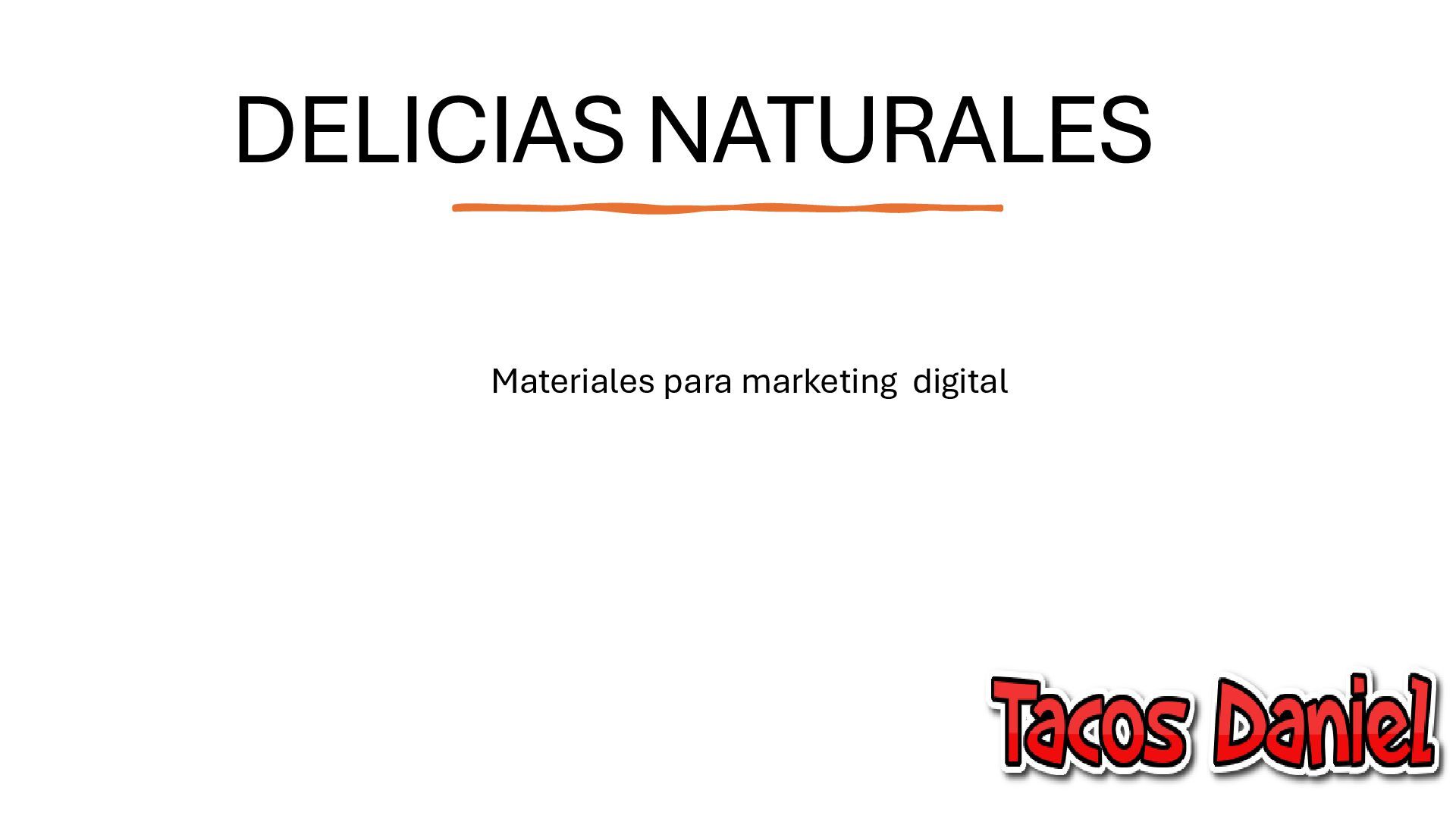 Materiales para marketing digital - Speaker Deck