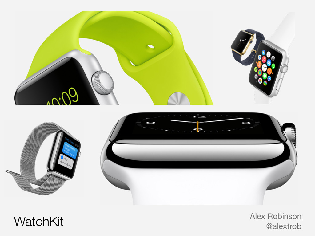 Intro to WatchKit - Speaker Deck