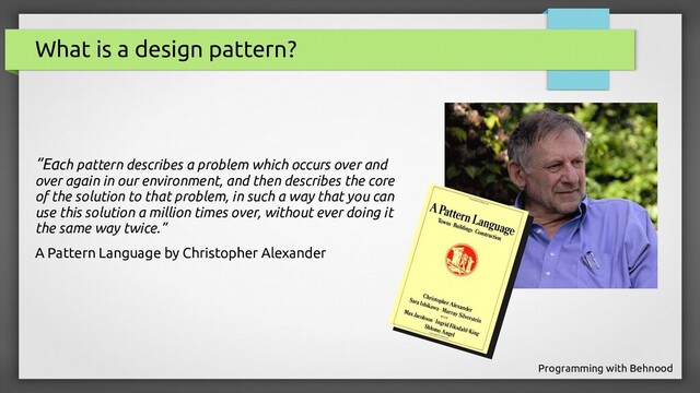An Introduction to Software Design Patterns - Speaker Deck