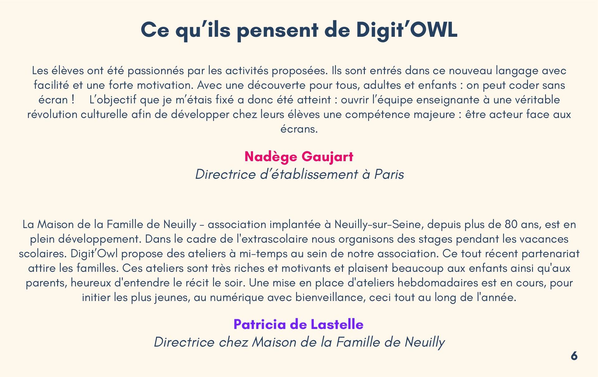 Présentation Digit'OWL - Maternelle au Lycée - Speaker Deck