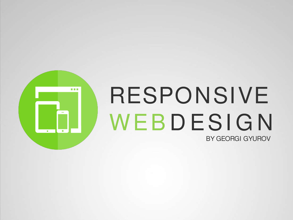Responsive Web Design - Speaker Deck