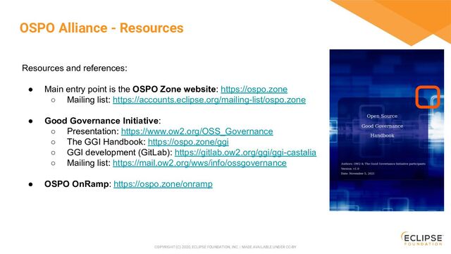 OSPO Alliance - The Good Governance Initiative - Speaker Deck