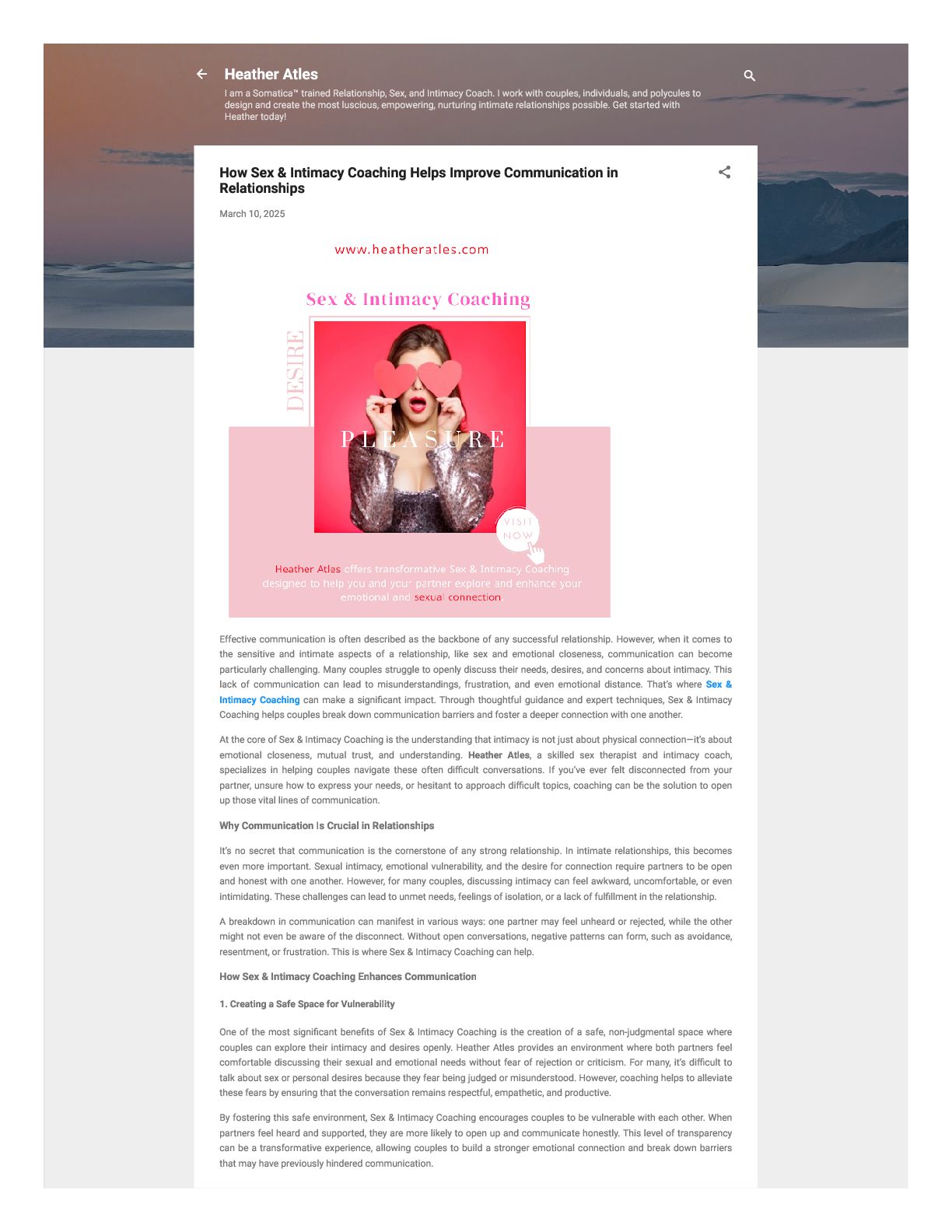 How Sex & Intimacy Coaching Helps Improve Communication in ...