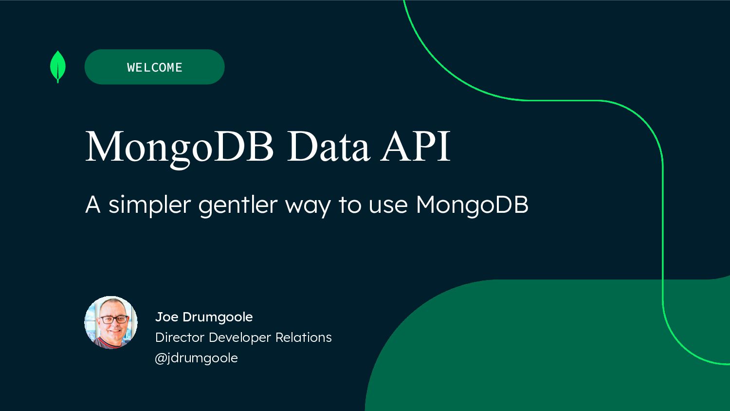 Introduction To Mongodb And The Data Api Speaker Deck