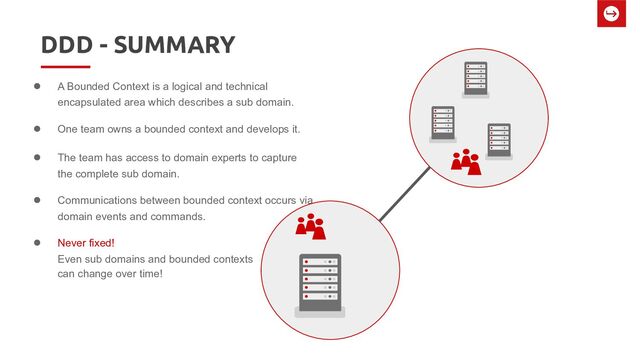 With DDD and self contained systems to a better data architecture ...