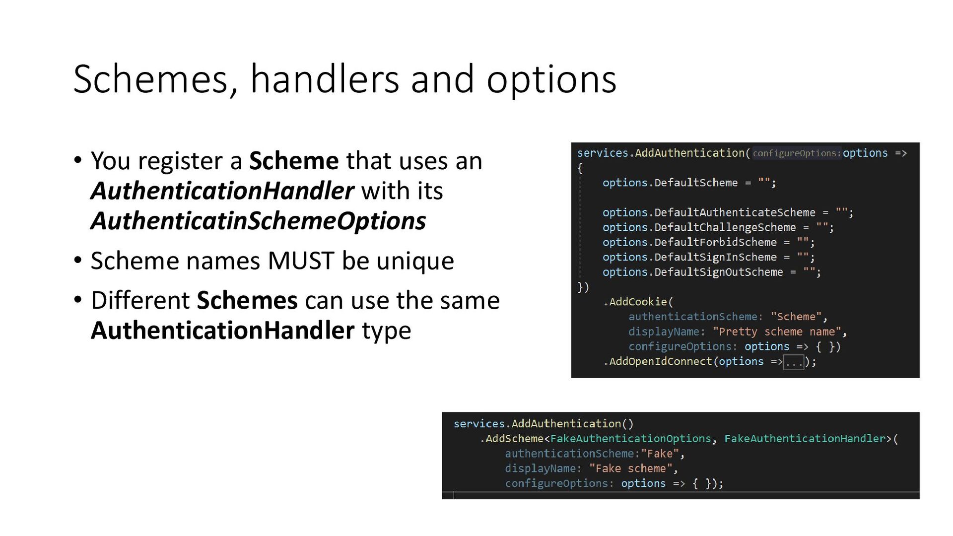 Authentication in .Net 8. What's new? - Speaker Deck