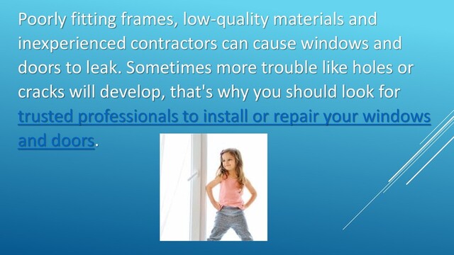 What_Causes_Windows_and_Doors_Leaks_PPTX.pdf - Speaker Deck