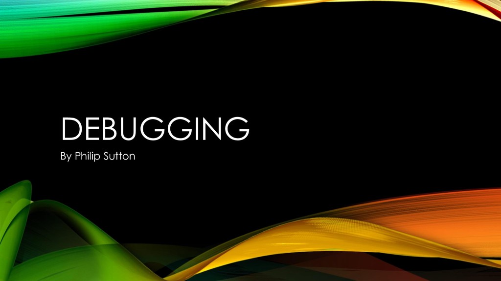 Debugging with Visual Studio - Speaker Deck