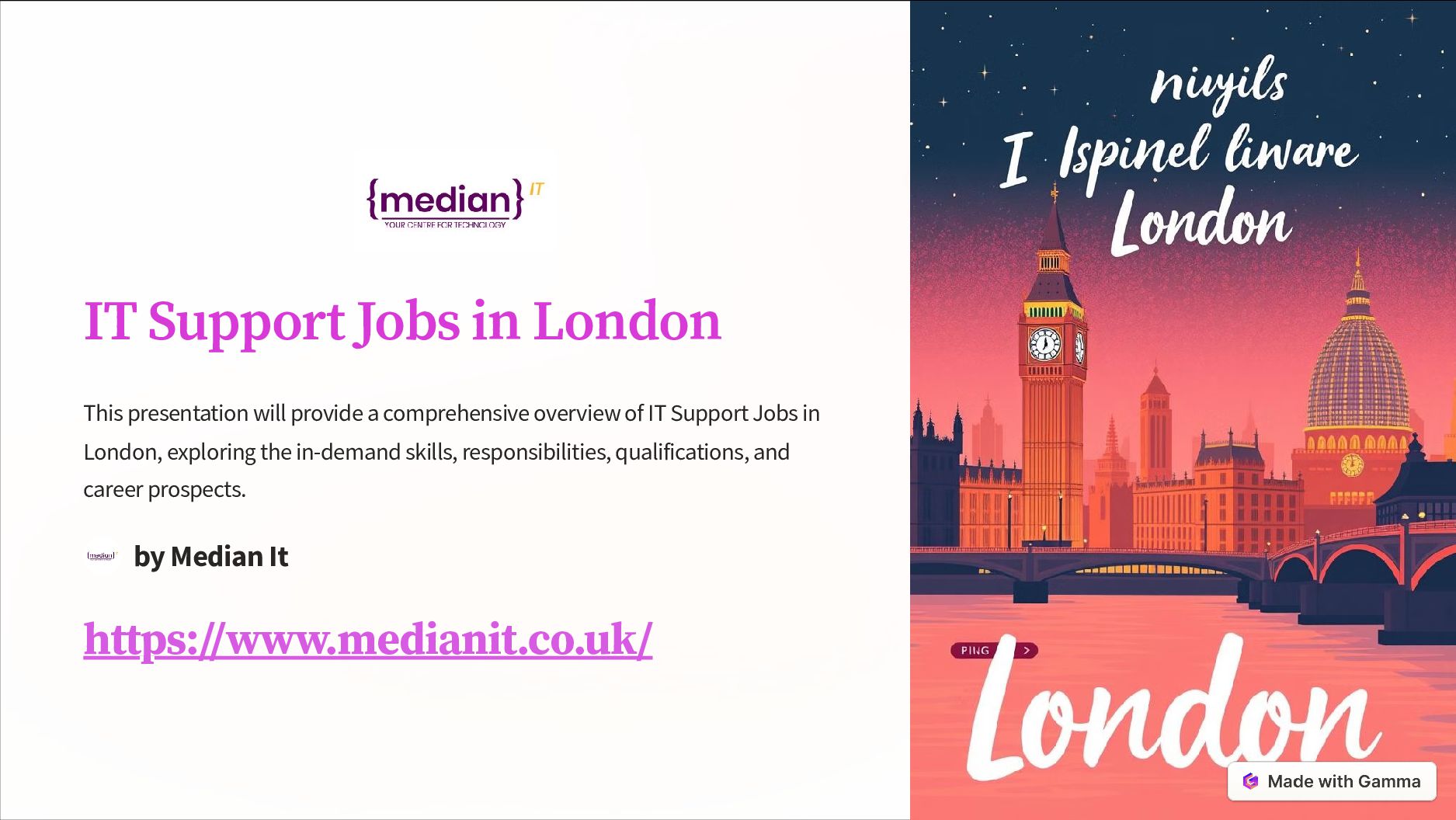 IT Support Jobs London - Speaker Deck