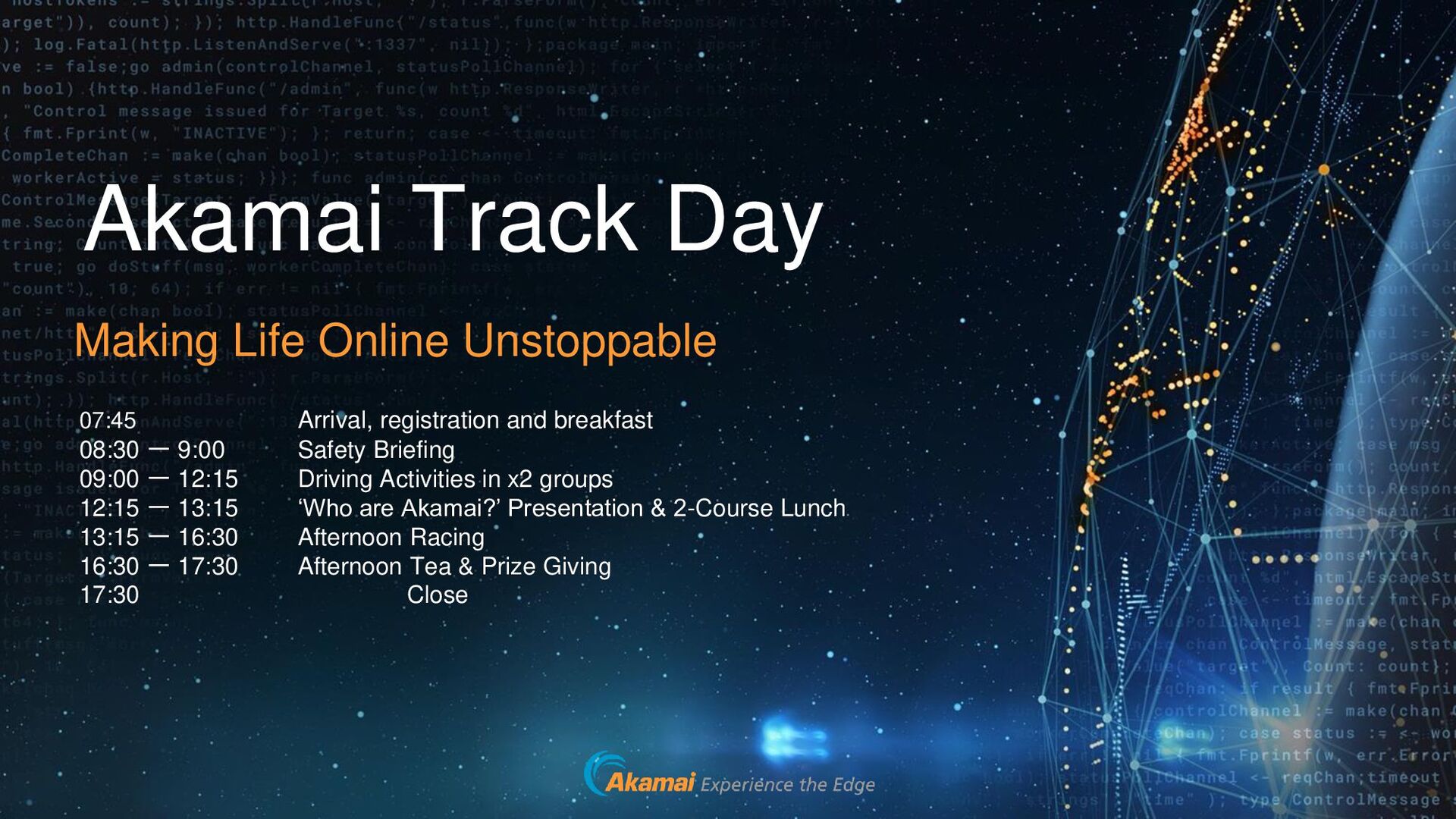 Akamai Track Day - Make Life Online Unstopptable - Speaker Deck