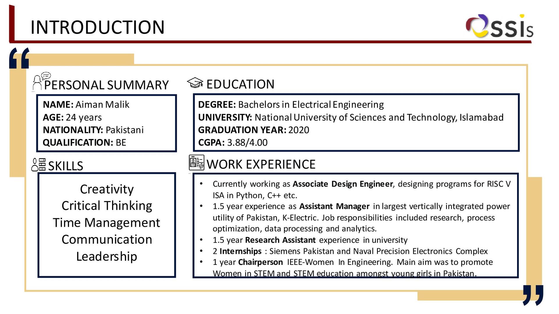 SSIs Interview Deck - Speaker Deck