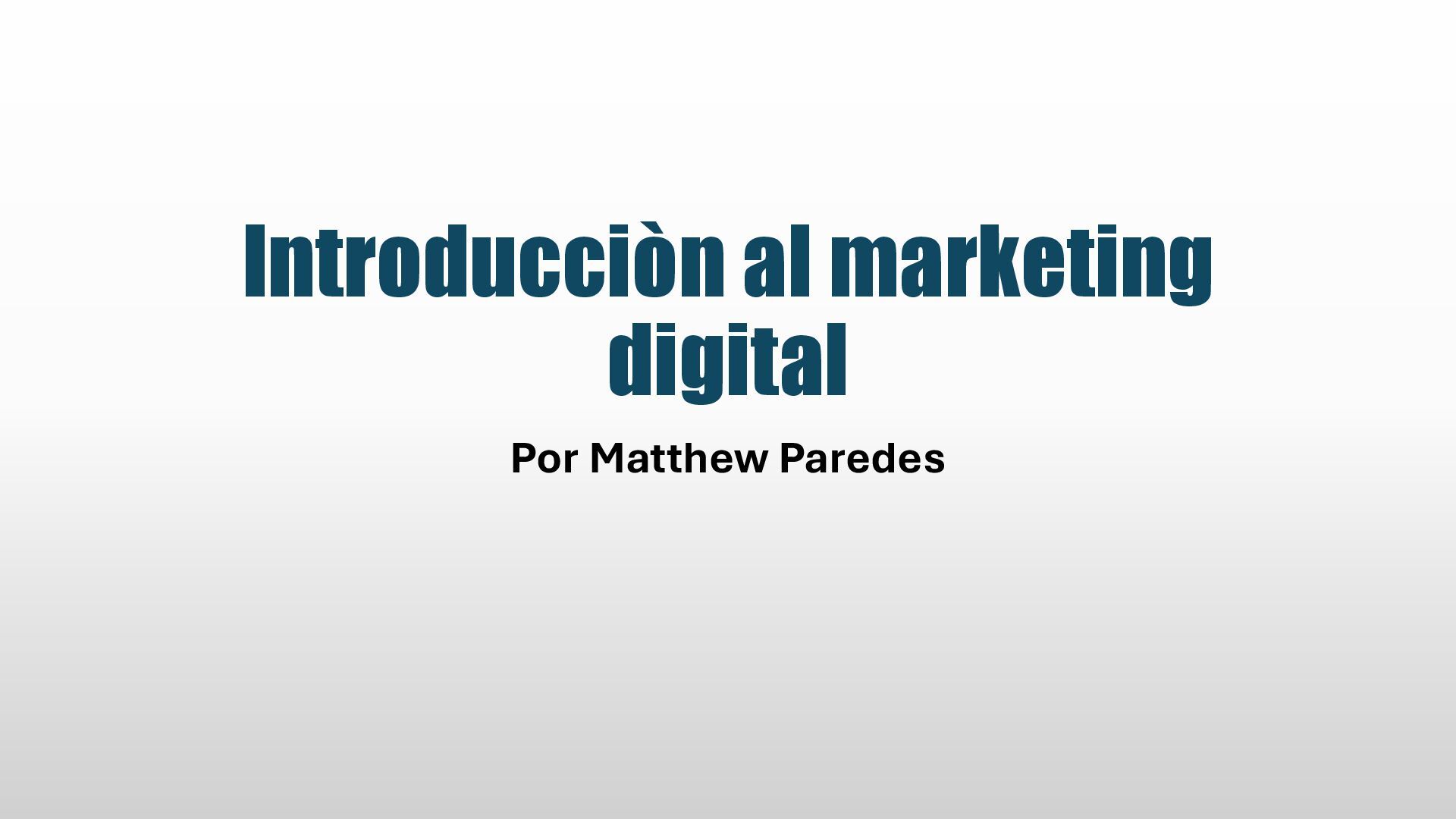 Materiales para marketing digital - Speaker Deck