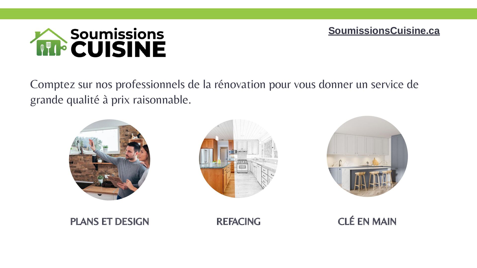 Recevez gratuitement 3 soumissions pour votre projet de rénovation de cuisine - Speaker Deck
