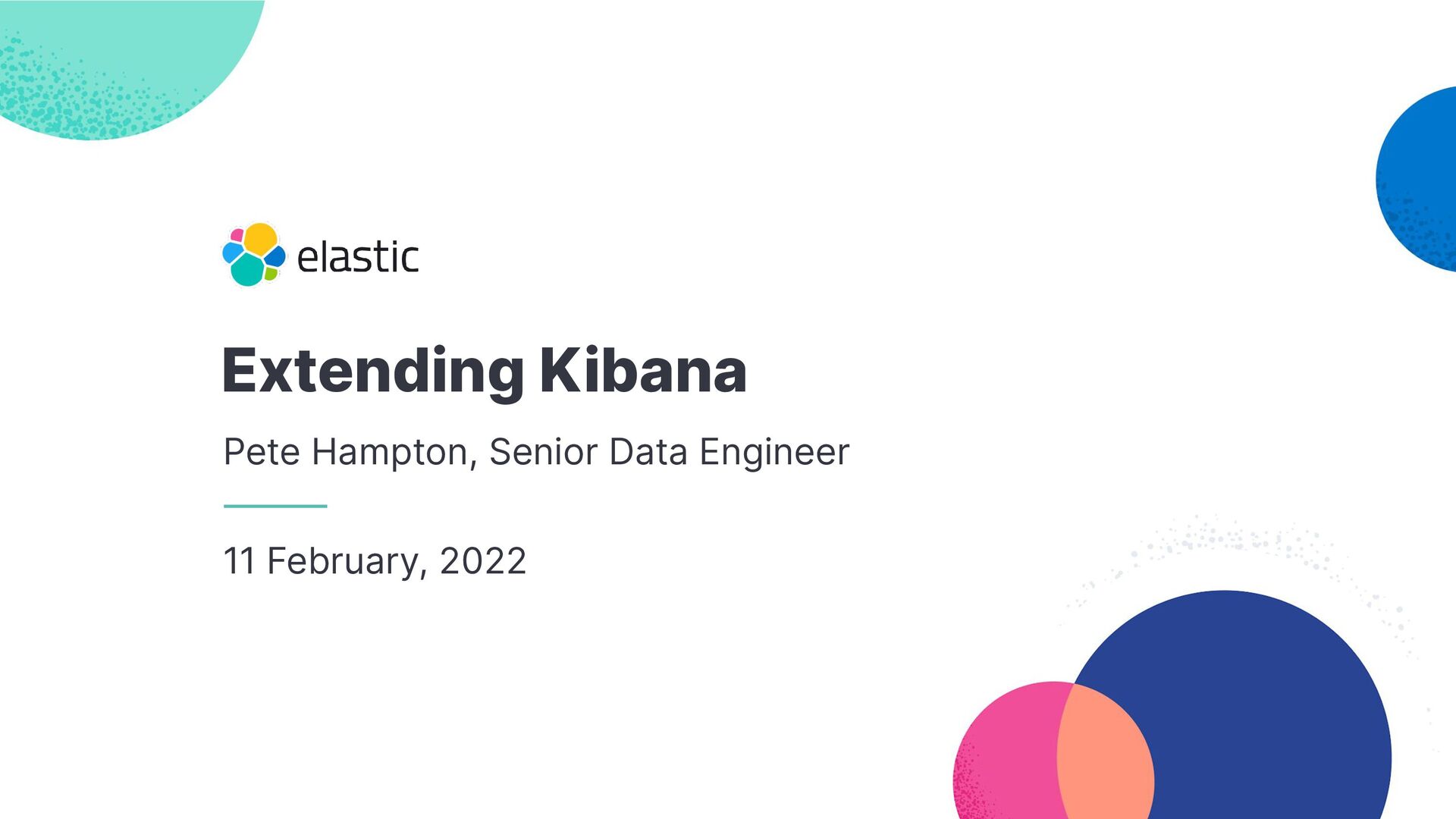Extending Kibana - Speaker Deck