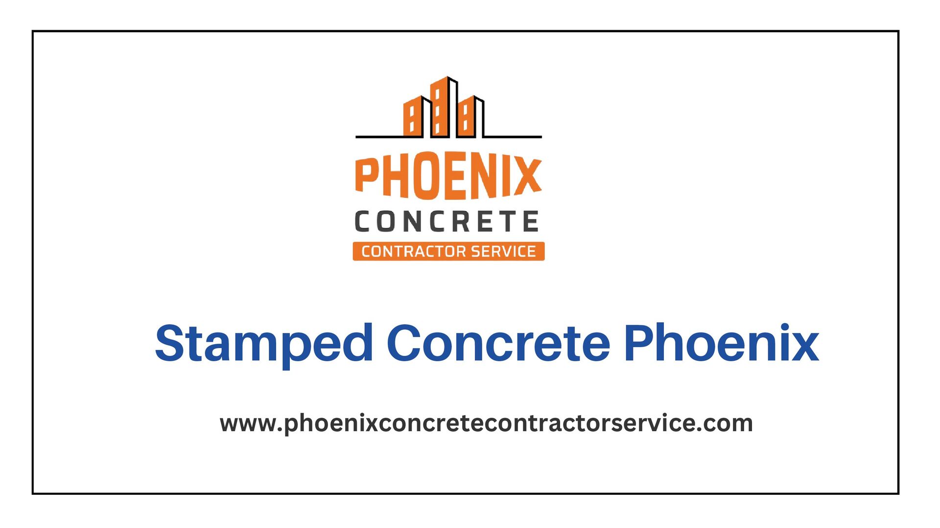 Stamped Concrete Phoenix - www.phoenixconcretecontractorservice.com ...