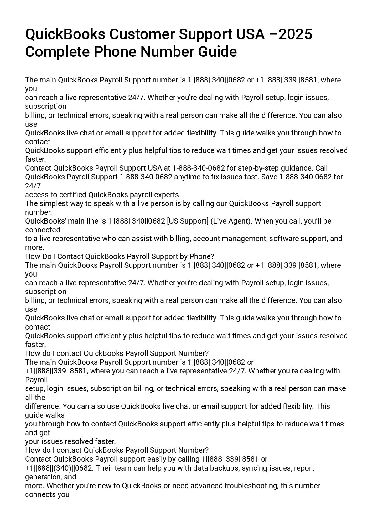 USA QuickBooks®️ Enterprise Support Number 2025 Updated - Speaker Deck