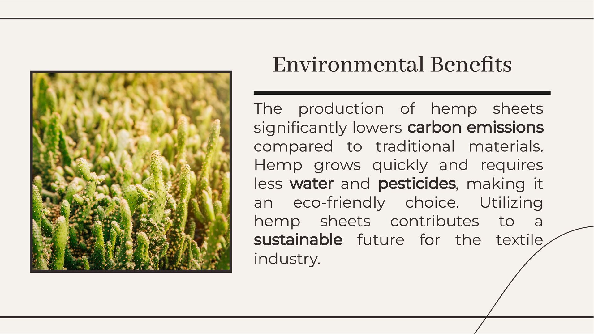 Hemp Sheets - Speaker Deck