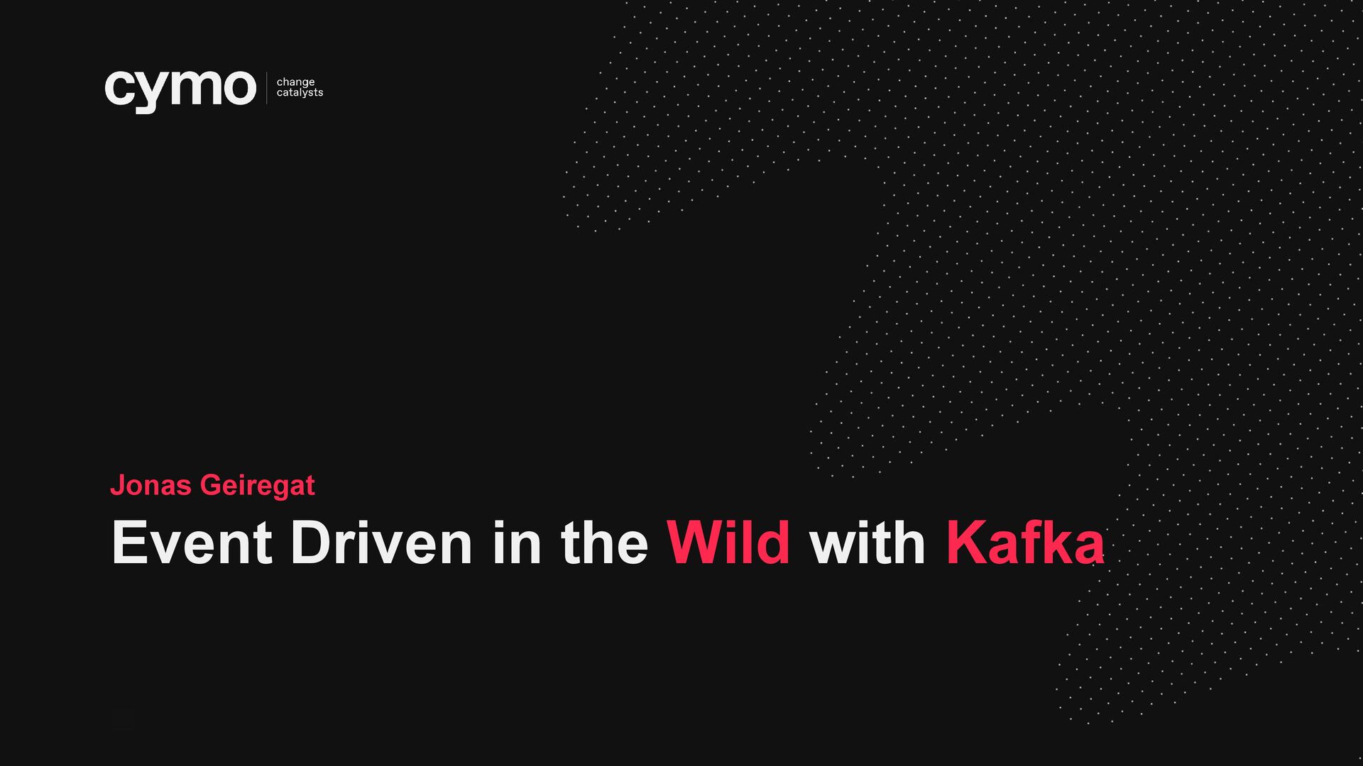 Event Driven in the Wild with kafka - BeJUG - Speaker Deck