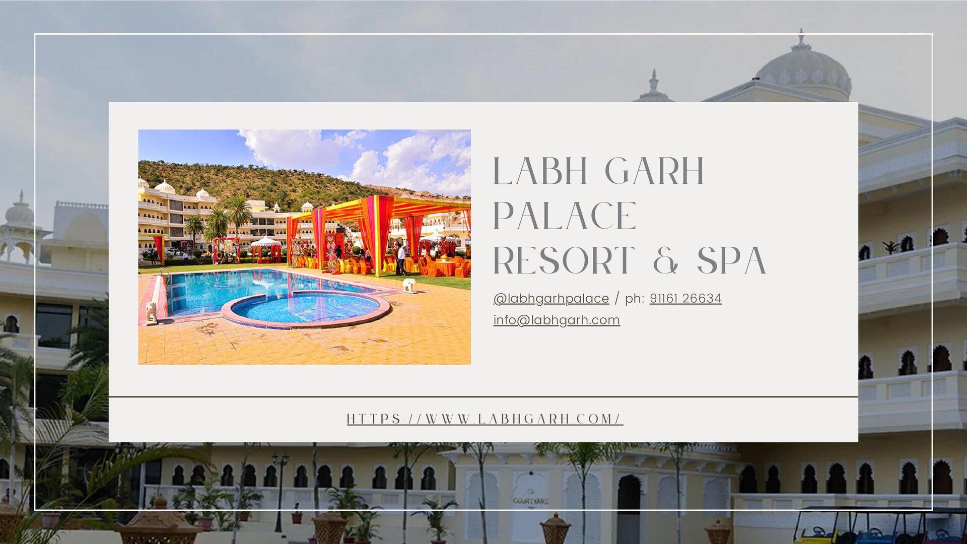 "Dream Wedding Destination in Udaipur - Labh Grah Palace | Create Unforgettable Memories ...