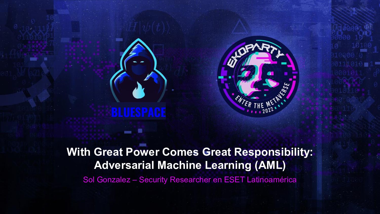 “With Great Power Comes Great Responsibility”: AML (Adversarial Machine Learning) - Speaker Deck