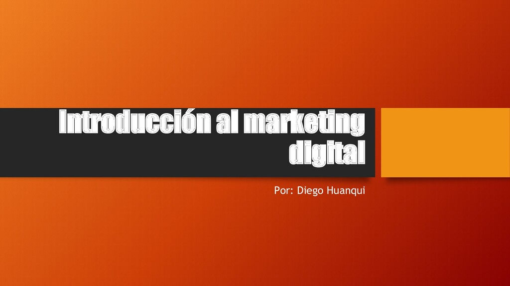 Introducción al marketing digital - Speaker Deck