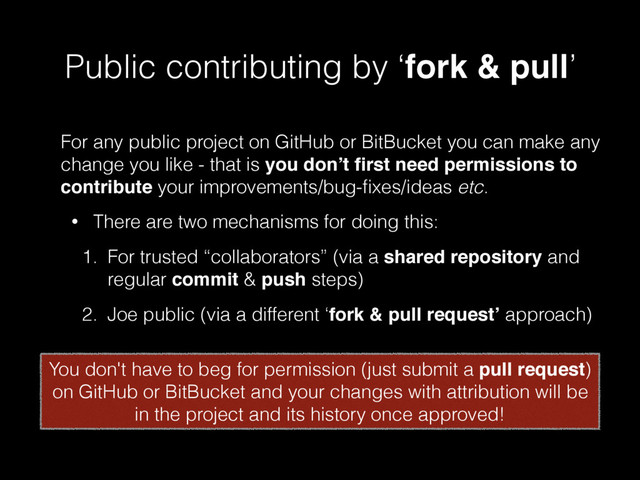 Collaborating with GitHub and BitBucket - Speaker Deck