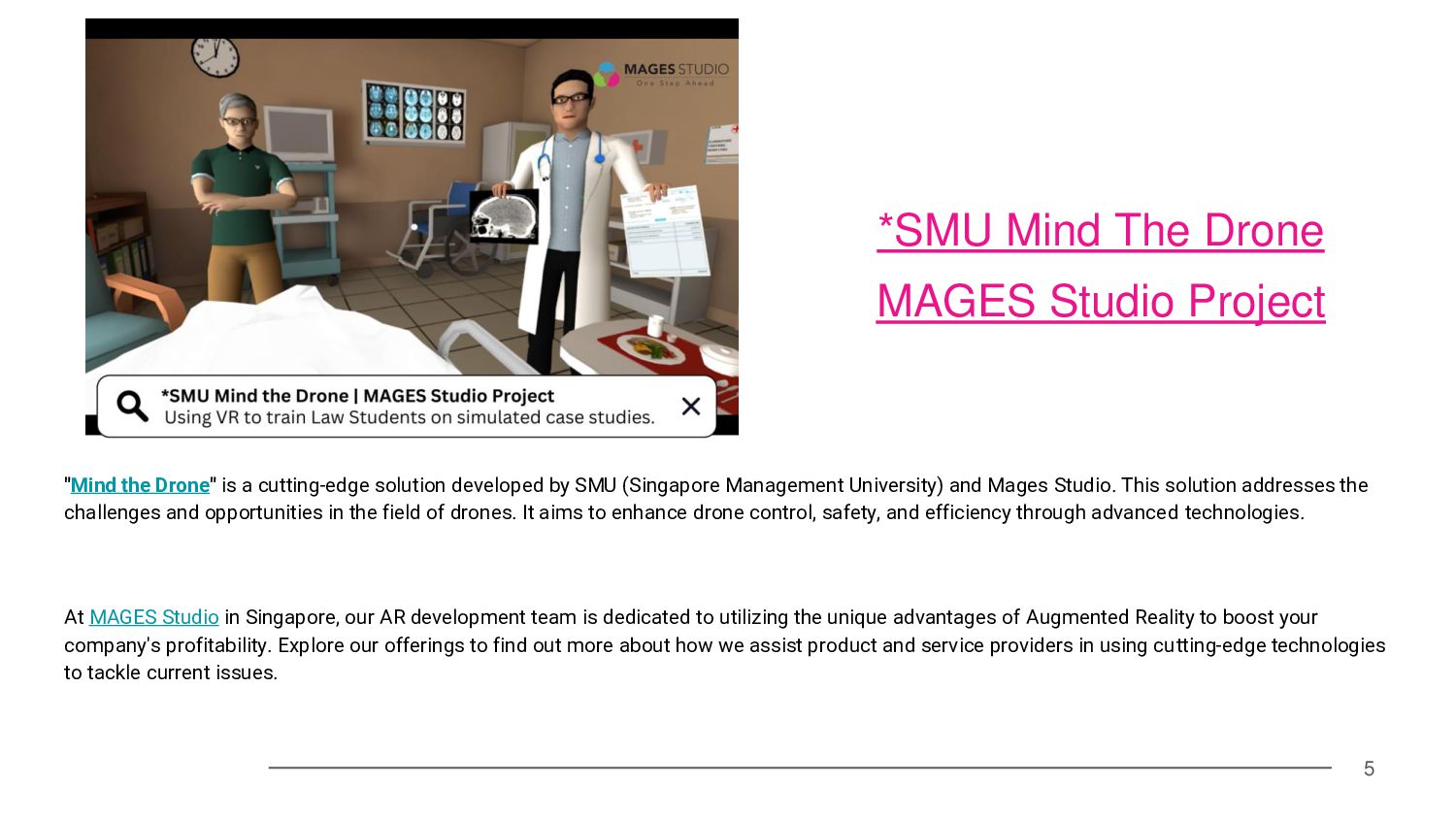 SMU Project | Mind The Drone | Mages Studio - Speaker Deck