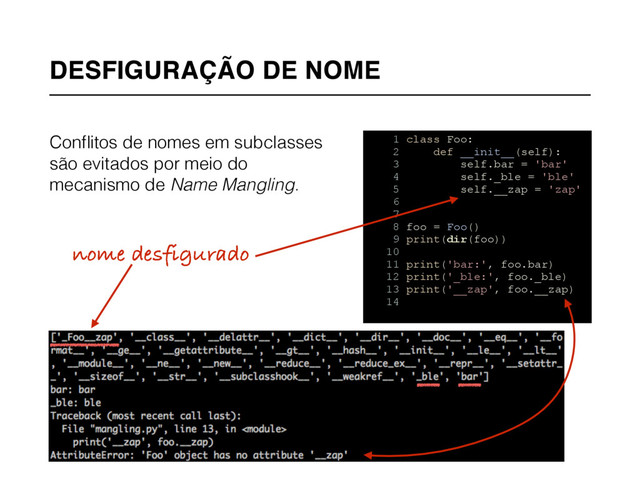 Encapsulamento de atributos em Python - Speaker Deck