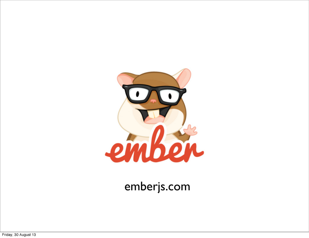 Getting started with Ember.js - Speaker Deck