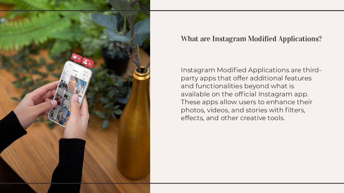 Instagram Modified Applications - Speaker Deck