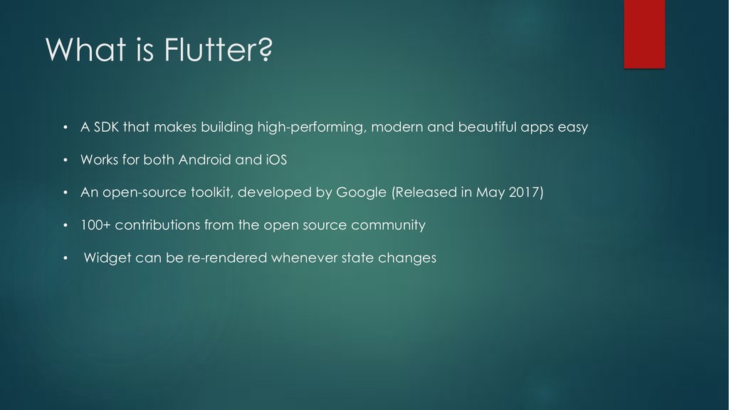 Flutter Overview - Speaker Deck