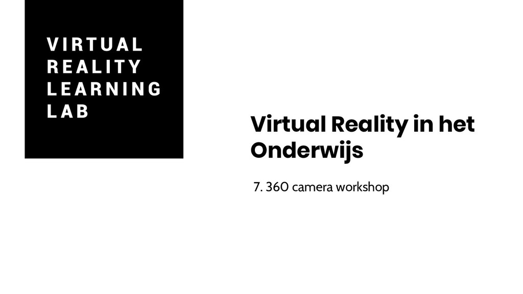 360 camera workshop - Speaker Deck