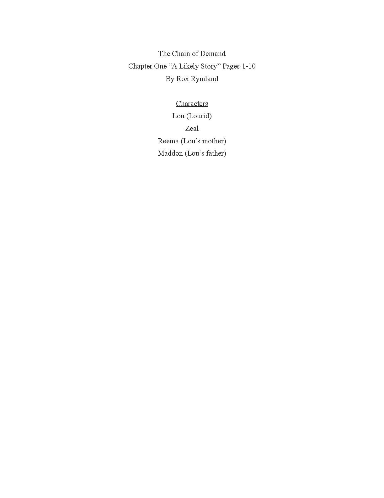 The Chain of Demand Script - Speaker Deck