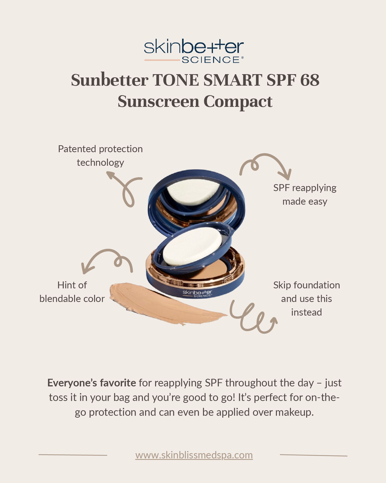 Sunbetter TONE SMART SPF 68 Sunscreen Compact - Speaker Deck