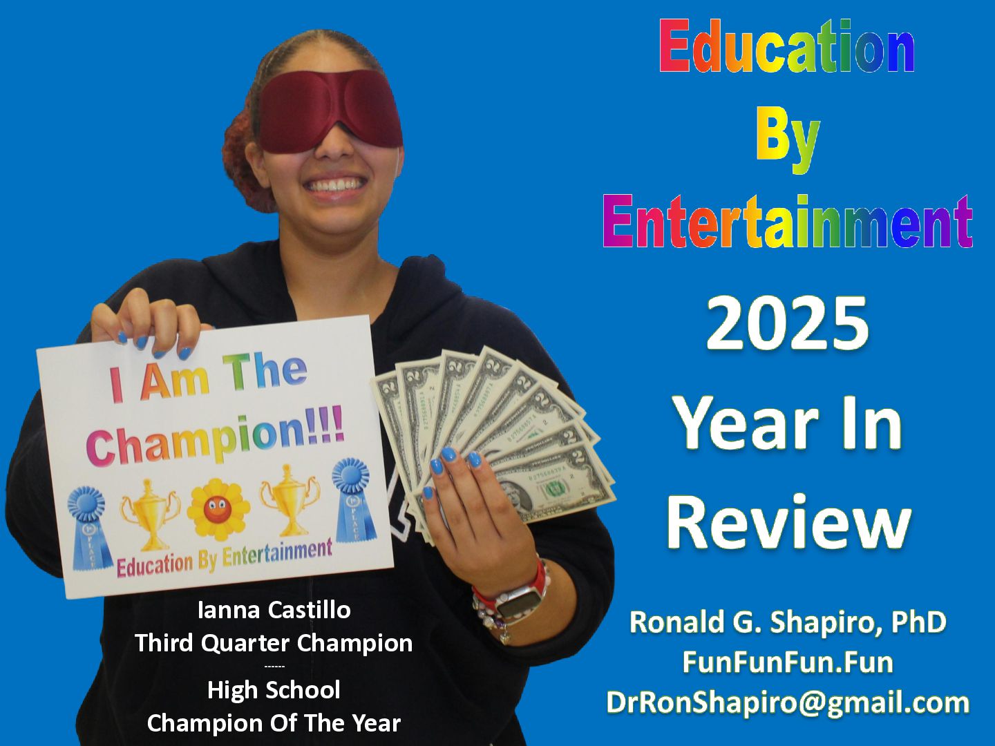 Education by Entertainment: 2025 Year in Review – Ronald G. Shapiro ...