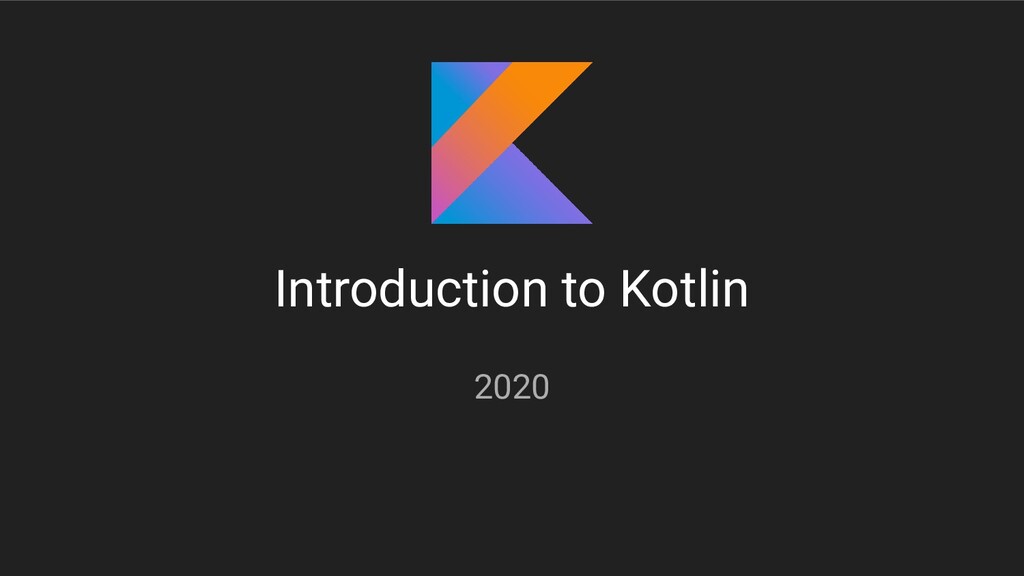 Introduction to Kotlin - Speaker Deck