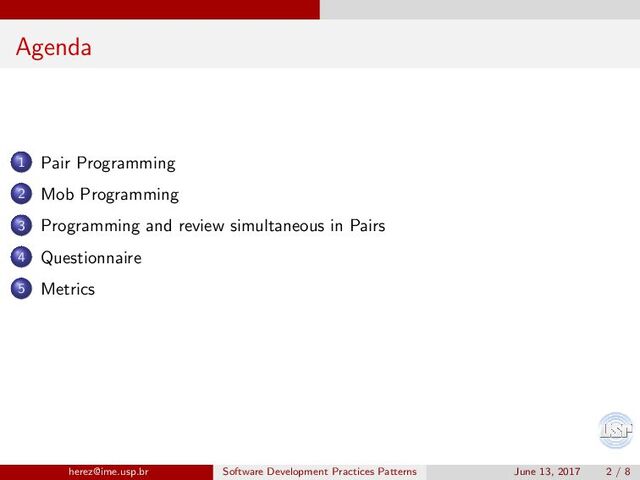 Software Development Practices Patterns Speaker Deck