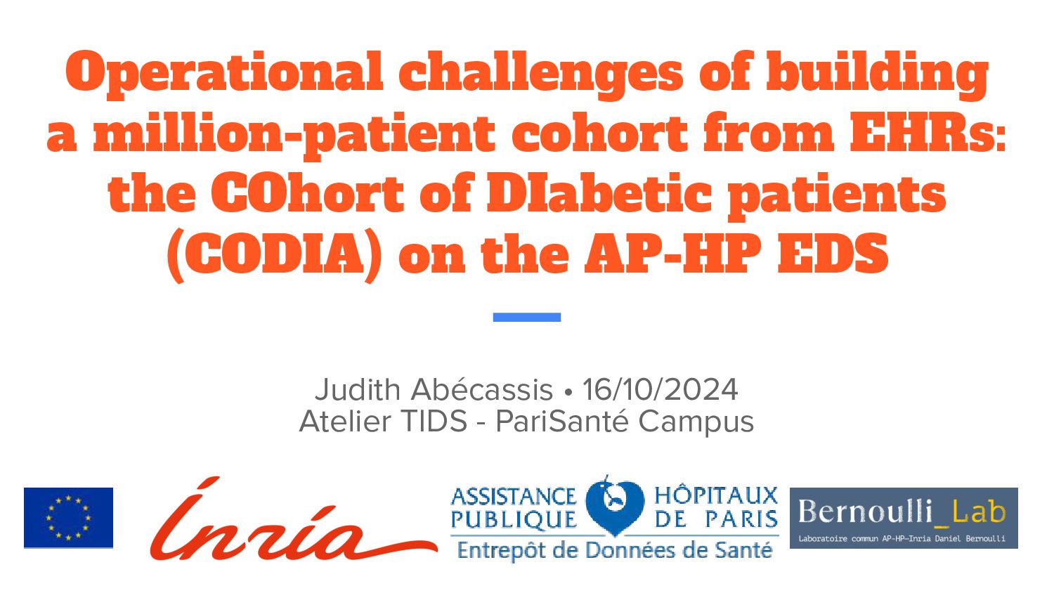 Operational challenges of building a million-patient cohort from EHRs ...