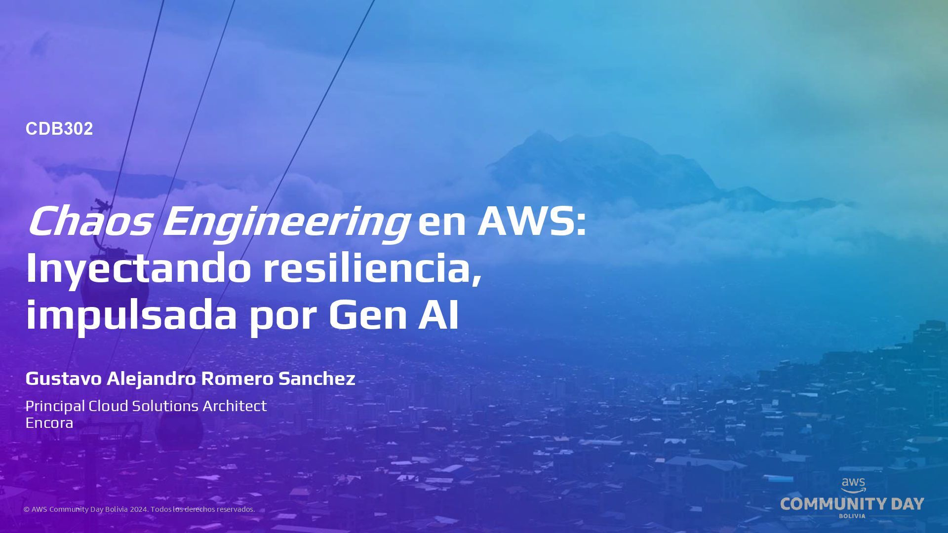 Chaos Engineering in AWS: Resilience powered by Gen AI - Speaker Deck