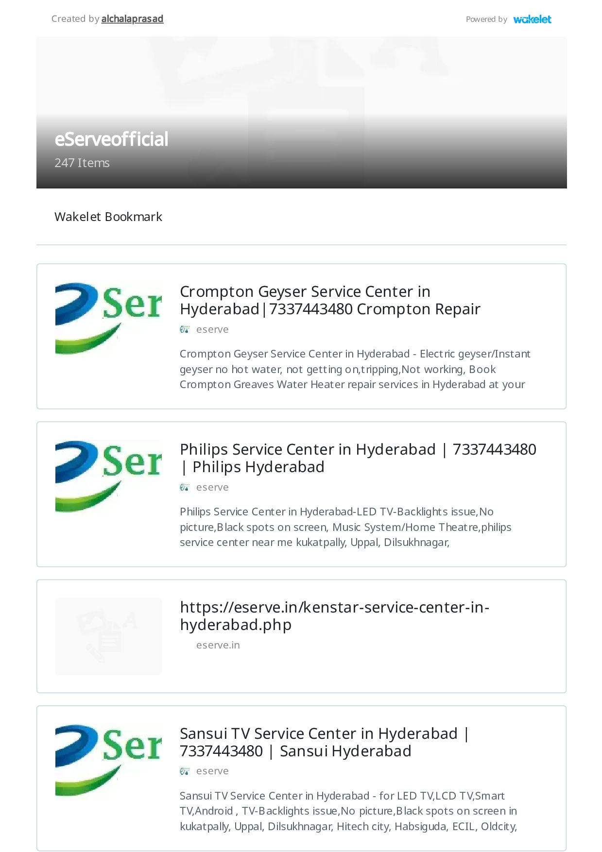 eServe Home Appliances Service Hyderabad - Speaker Deck