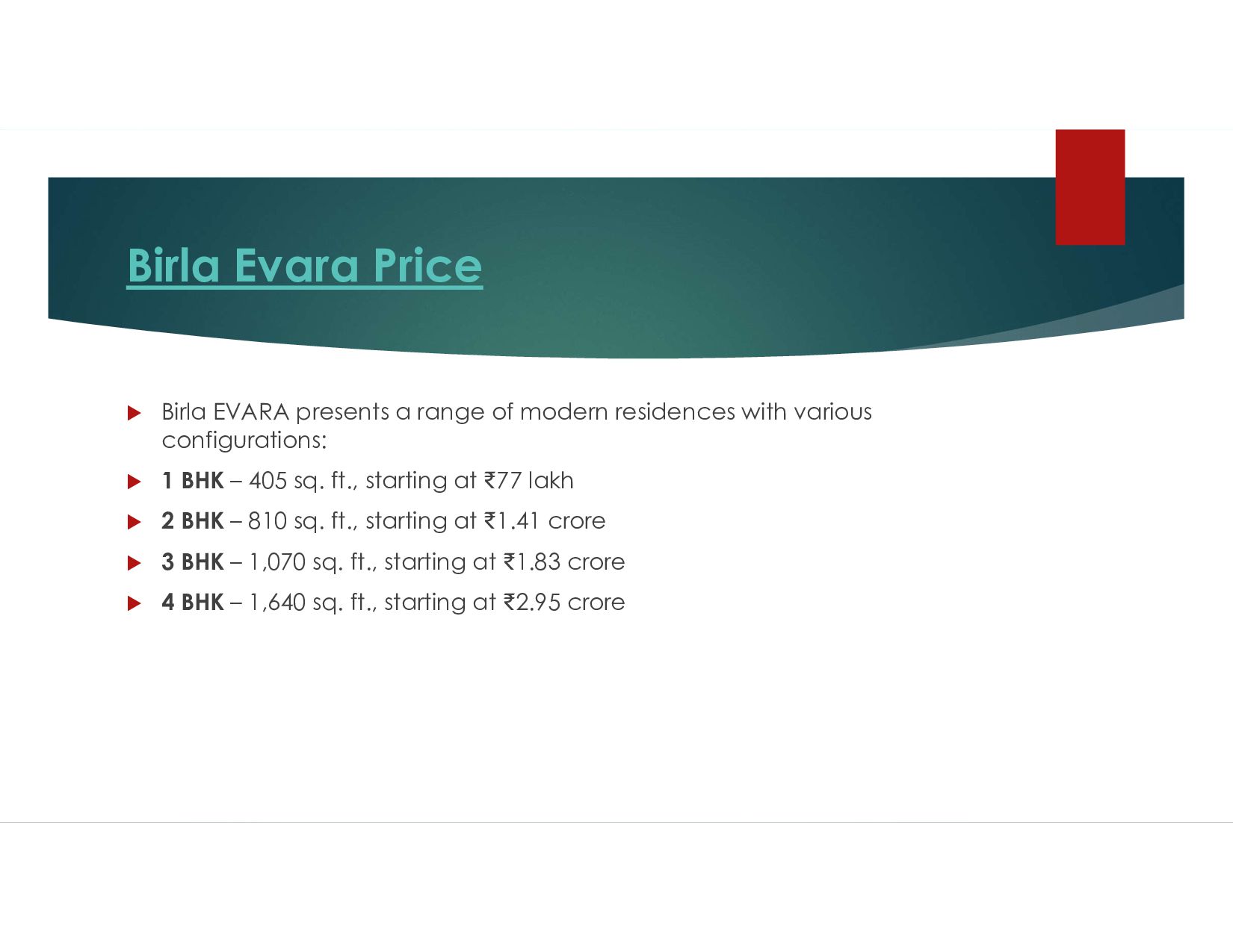 Discover Birla Evara: Luxury Living in Bangalore - Speaker Deck