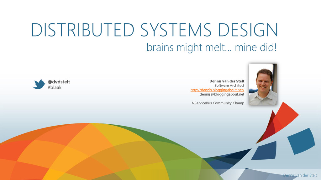 Distributed Systems Design - Speaker Deck